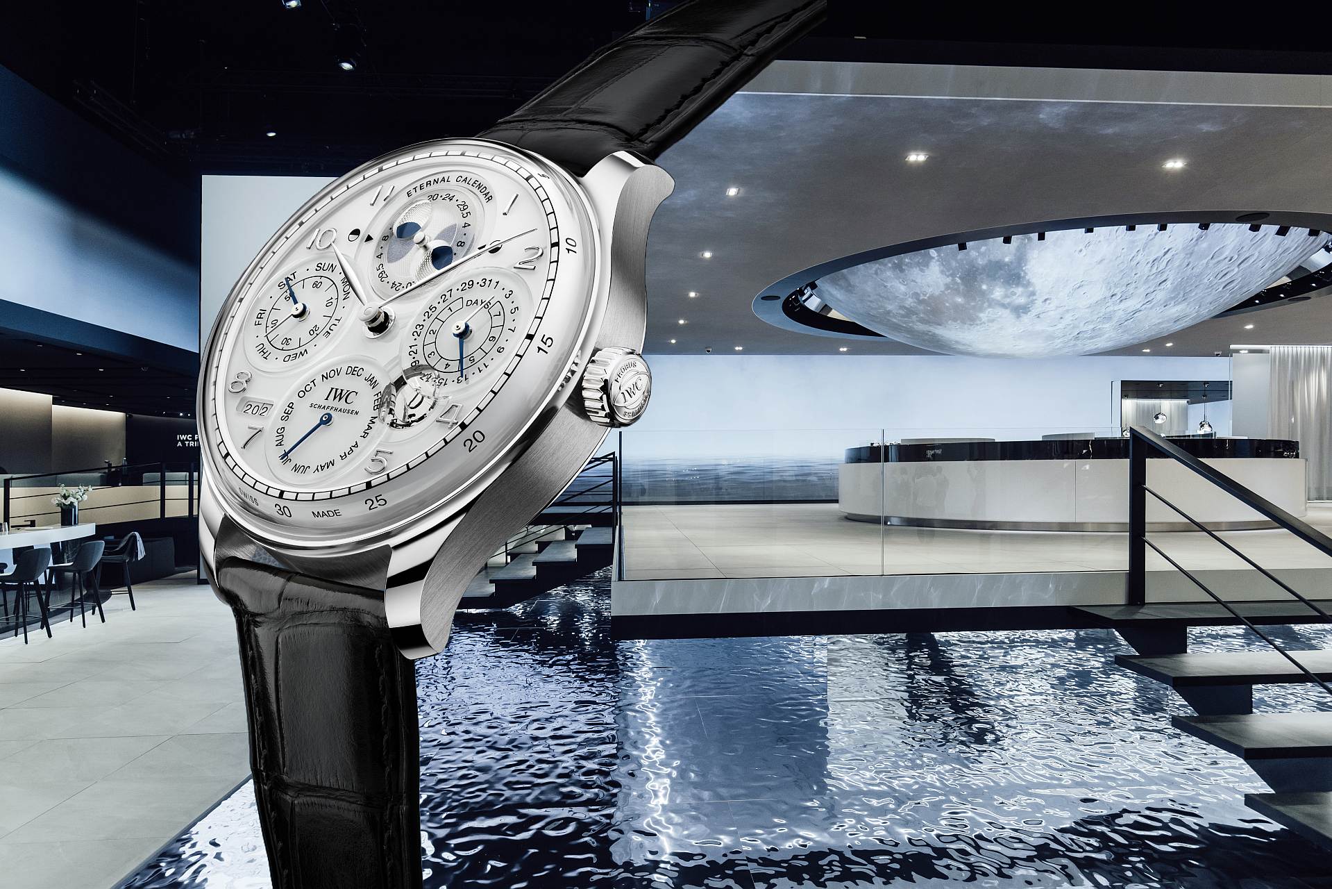 Watchbus- 【W&W 2024】致敬永恆：IWC發表全新葡萄牙系列，永恆曆腕錶月相4,500萬年無須調整